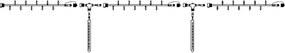 DecoLight SR-060065 Rampouch SNOWFALL 230V, 72 LED studená bílá, 65cm