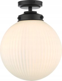 Stropní koupelnová lampa Alrik ALR0122 IP44 koule černá bílá