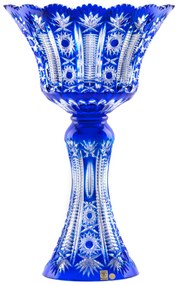 Váza Kendy, barva modrá, výška 455 mm