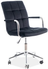 Casarredo - Komfort nábytek Kancelářská židle Q-022, VELVET černá