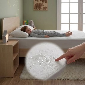 Nepromokavá plachta s gumičkou po obvodu Feathers EMI, Dětská plachta 60x120
