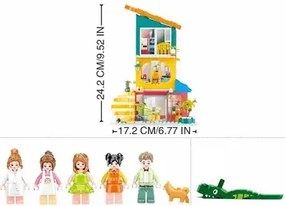Sluban Girls Dream M38-B1090 Třípatrový domek