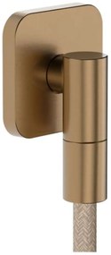 Hansgrohe FixFit Fine Q - Nástěnné kolínko, kartáčovaný bronz 28884140