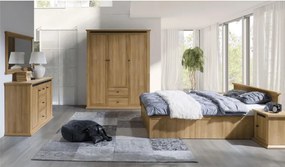 Postel 160x200 cm, MZ21, dub grand, LEON Kondela 0000264779