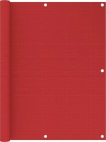 vidaXL Balkonová zástěna 120 x 300 cm HDPE [310844] Barva: Červená