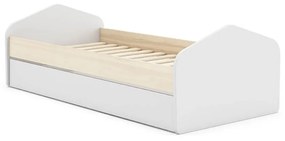 Dětská postel niafana s úložným prostorem 90 x 190 cm bílá MUZZA