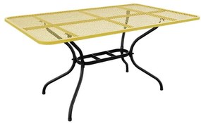 Unikov Zahradní stůl Tako 160x95 Barva nátěru: Černá - RAL 9005 - Žlutá - RAL 1023