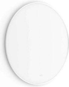 Nimco - Zrcadlo s LED osvětlením, průměr 100 cm, dvěma dotykovými senzory, bílá ZPB 61004RVX-05
