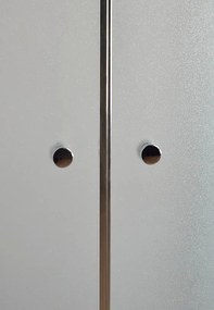 ARTTEC Dvoukřídlé sprchové dveře do niky SALOON C 12 grape sklo 116 - 121 x 195 cm