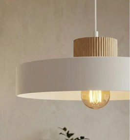 Lustr na lanku KIVI 1xE27/15W/230V bílá