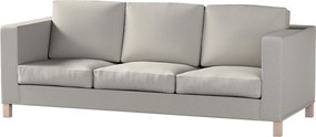 Potah na pohovku IKEA  Karlanda 3-místná nerozkládací, krátký barva šedá látka pletený vzor