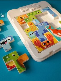 Sinsay - Puzzle se základní deskou a motivem vodních zvířat - modrá