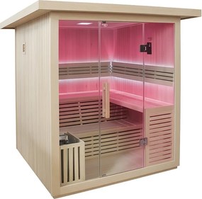 BPS-koupelny Finská zahradní sauna  180x180, 4-6 osoby