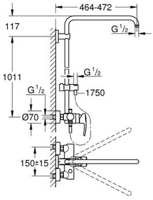 Grohe Euphoria System Sprchový systém, s jednopákovou baterií 26240000