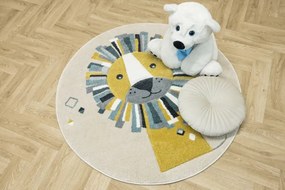 Koberec Tanami Kids B9903A krémový / žlutý