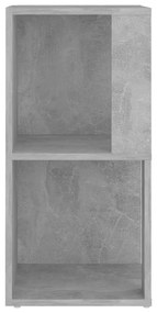 Rohová skříňka betonově šedá 33 x 33 x 67 cm dřevotříska - Default Title