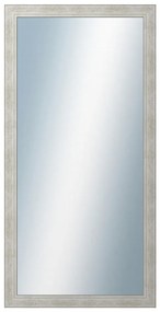 DANTIK - Zarámované zrcadlo - rozměr s rámem cca 50x100 cm z lišty ANDRÉ velká stříbrná (3157)