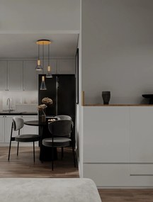 Designový lustr Voi 3 Šedá