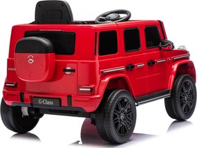 LEAN CARS Akumulátorové vozidlo Mercedes G 4x4 24 V 2580, červené