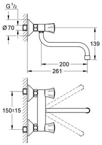 Grohe Costa L Baterie otočná 31187001