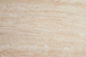 Designový konferenční stolek Danyale 80-134 cm travertin / šampaňský
