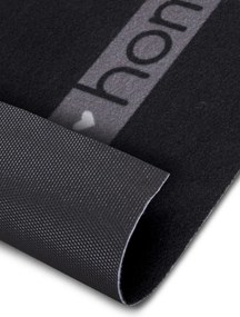 Hanse Home, Běhoun Cook & Clean 105732 Black White Grey, 50x150, černá, kuchyně