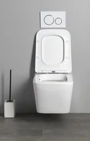 Sapho, PORTO závěsná WC mísa, Rimless, 36x52 cm, bílá