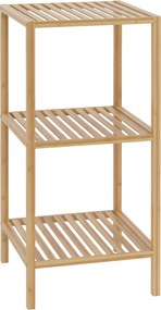 Koupelnový regál Zinnien S – přírodní