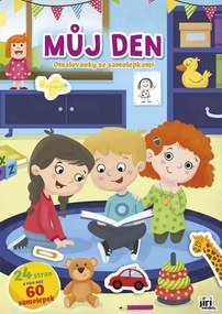 Jiri Models Omalovánky se samolepkami - Můj den