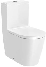 Roca Inspira - WC kombi mísa, Vario odpad, Rimless, bílá A342526000