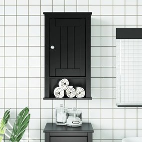 vidaXL Nástěnná koupelnová skříňka BERG 40x27x71,5 cm borovice [358548] Barva: Černá