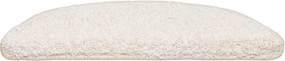 Schodové rohože 30 ks 56 x 17 x 3 cm bílé půlkulaté 3365805
