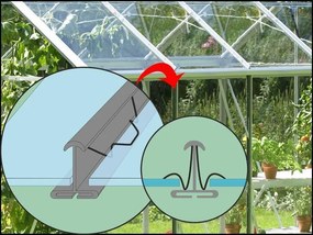 LANIT PLAST, s.r.o. skleník VITAVIA VENUS 6200 PC 6 mm stříbrný LG4143