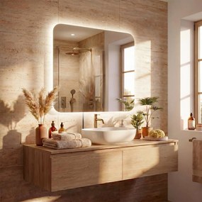 Koupelnové zrcadlo Ariva 80x80 cm – čiré sklo