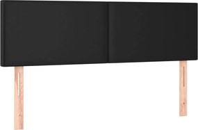 Box spring postel s matrací černá 140 x 190 cm umělá kůže 3140999