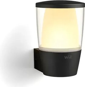 WiZ Elpas černé / Venkovní nástěnné svítidlo / LED / Wi-Fi / RGB / IP4