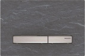 Geberit Sigma50 - Ovládací tlačítko splachování, chrom/břidlice Mustang 115.788.JM.2