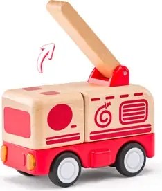 Woody Auto hasič se zvuky a světlem / setrvačník / od 18 měsíců