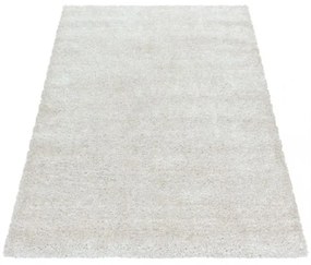 Kusový koberec Brilliant shaggy 4200 natur (Varianta: 60 x 110 cm - SLEVA)
