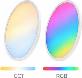 Aigostar - LED RGBW Stmívatelné stropní svítidlo LED/24W/230V 3000-6500K bílá+DO