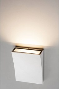LA 1000340 DELWA WIDE LED venkovní nástěnné svítidlo 3000K 100° bílá IP44 - BIG WHITE (SLV)