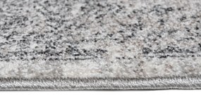 Designový moderní koberec se vzorem v hnědých odstínech