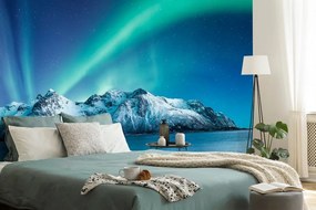 Fototapeta arktická polární záře - 150x100 cm