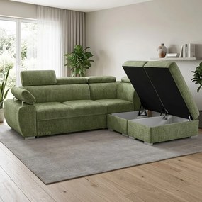 Sedací souprava BASTON | 260x230 cm | rozkládací + úložný prostor | VÝBĚR TKANIN