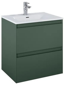 LOTOSAN Akra skříňka pod umyvadlo/desku 60cm, smaragd matná AQ LN8997