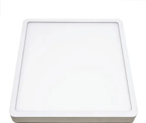 Stropní LED svítidlo Kohl Lighting DISC SLIM SQ 145x145mm bílé 12W 3000K