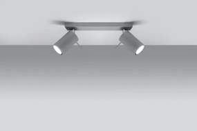 Stropní bodové svítidlo SOLLUX Ring 2 GU10 2x40W bez zdroje SL.0450 šedá