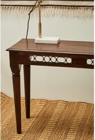 Konzolový stolek z masivu rosewood v tmavě přírodní barvě 45x120 cm Srina – Premier Housewares