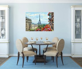 Obraz nakreslená Paříž Velikost (šířka x výška): 150x100 cm