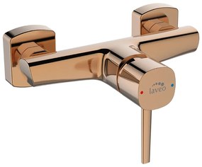 Laveo Pola, nástěnná sprchová baterie, růžové zlato, LAV-BAP_840D